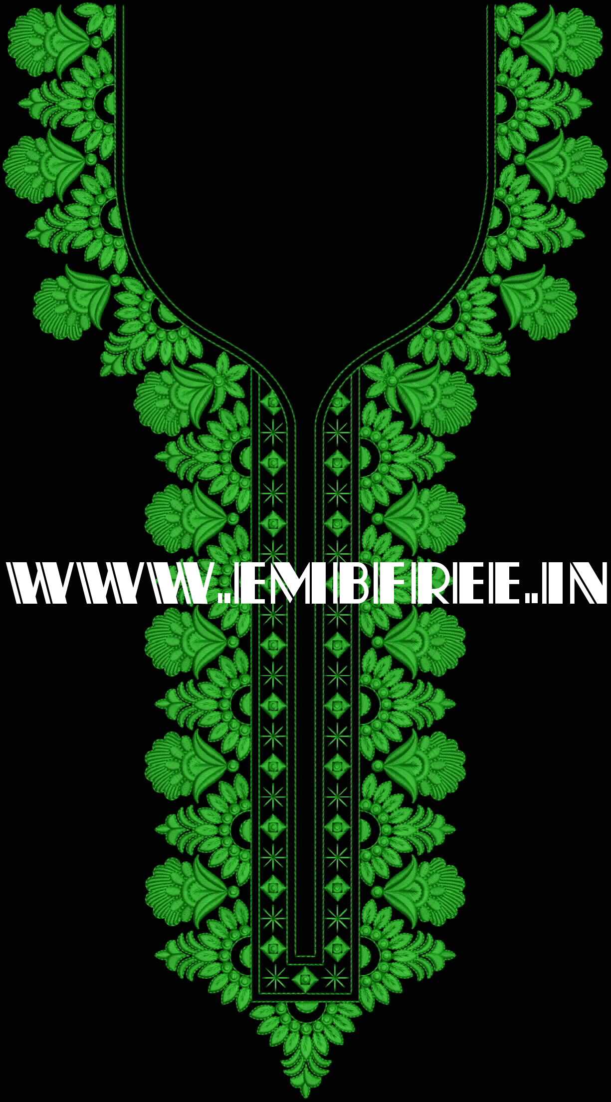 Download Neck Embroidery Designs ID 12297 EmbFree